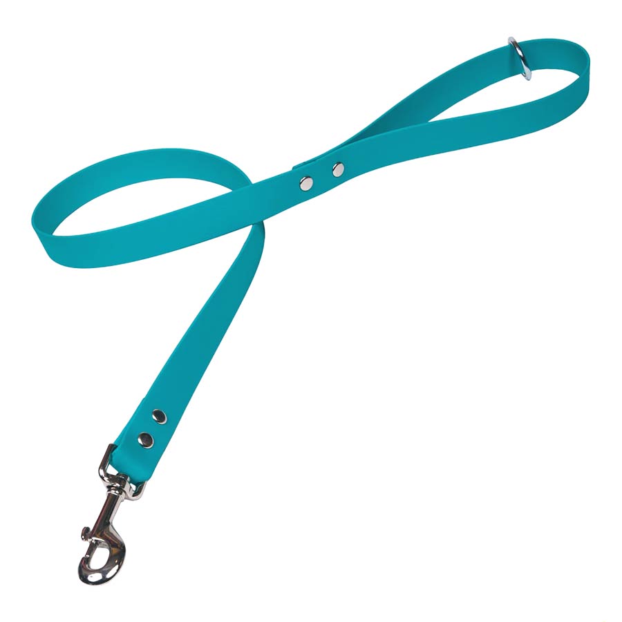 Teal Blue Biothane Waterproof Dog Collar | UK