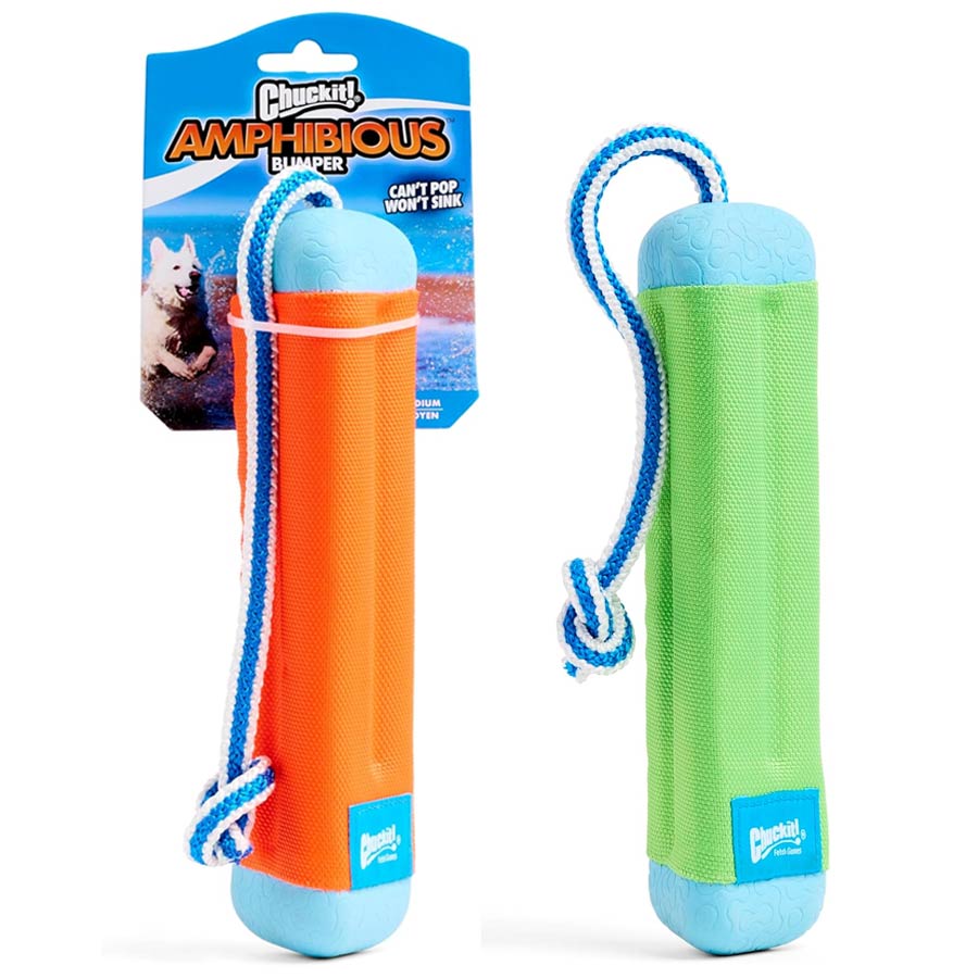 Chuckit Amphibious Bumper Floating Flying Dog Toy