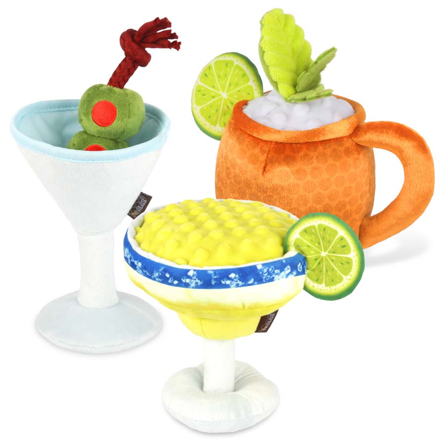 Cocktail Dog Toys | Plush Drink Toys by PLAY