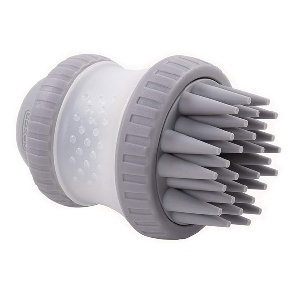 Dexas ScrubBuster Bath Brush | Dispenses Shampoo