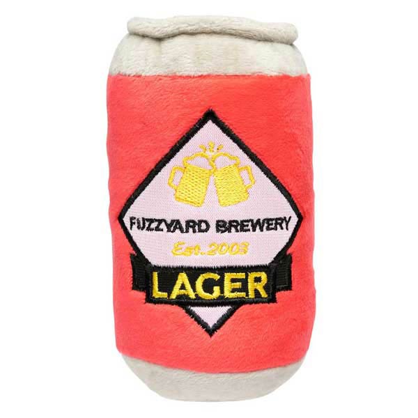 FuzzYard Plush Dog Toy- Can of Lager / Beer