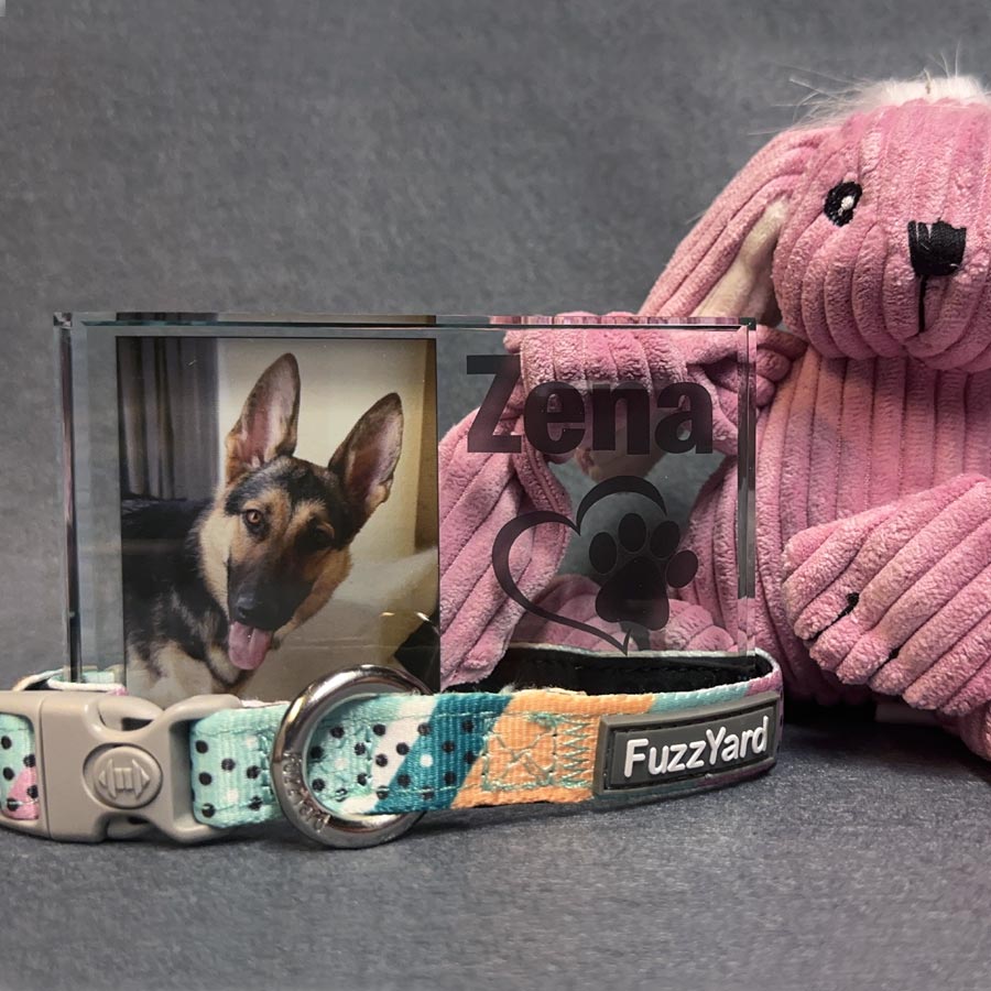 Personalised Photo Glass Block | UK Made