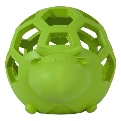 Hol-ee Cow Rubber Cage Puppy Toy | Treat, Fetch