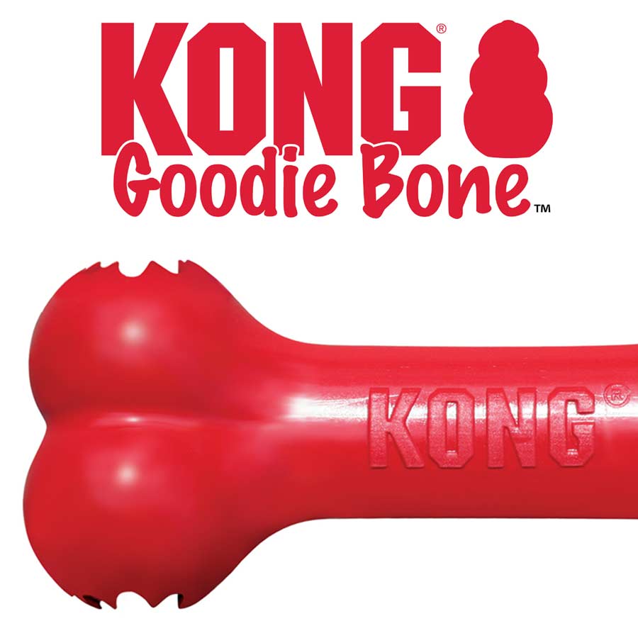 Classic KONG Goodie Bone | Rubber Bone Dog Toy