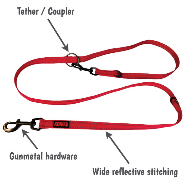 KONG Multi Function Adjustable Dog Lead | UK