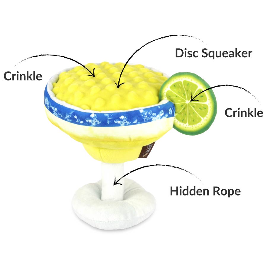 Cocktail Dog Toys | Plush Drink Toys by PLAY