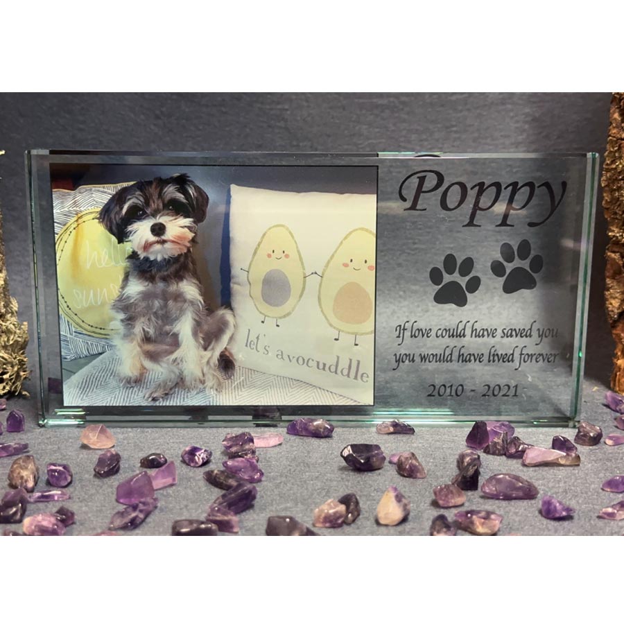 Personalised Photo Glass Block | UK Made