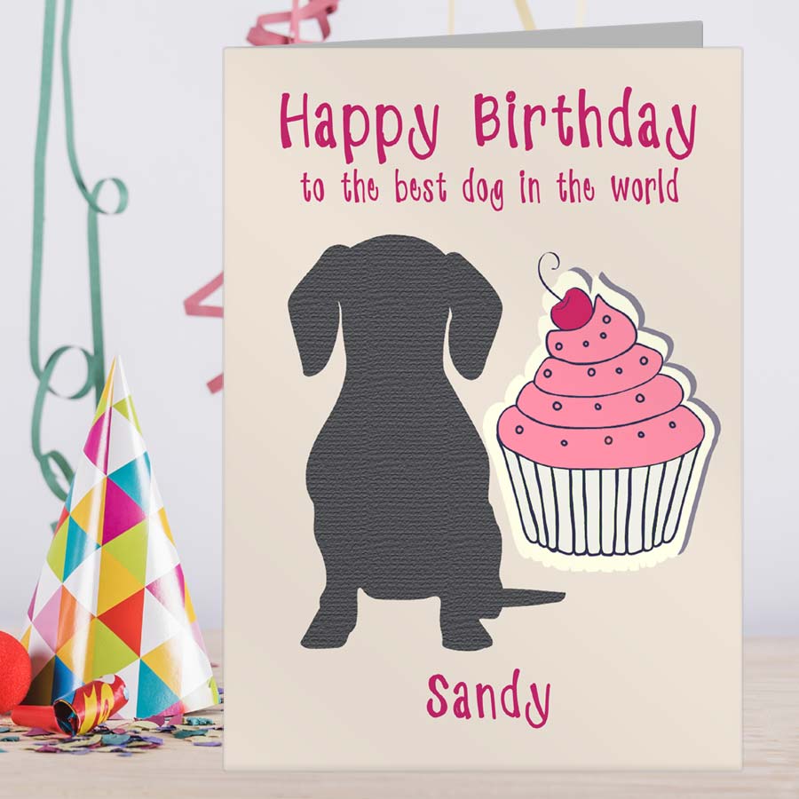 Personalised Birthday Card for Dogs | UK made