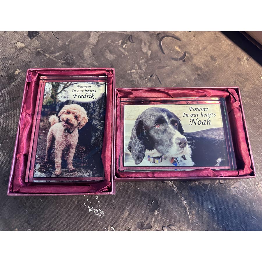 Personalised Photo Glass Block | UK Made