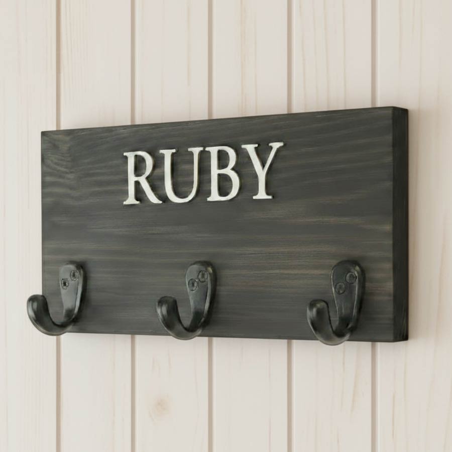 Personalised Dog Lead Holder | Premium Wood | UK Made