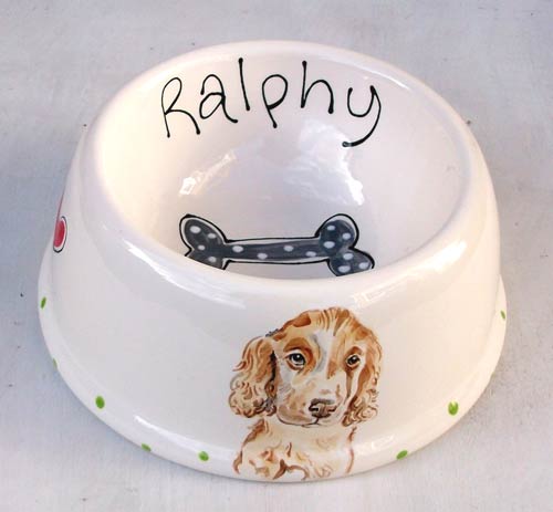 Personalised Spaniel Bowl | Perfect For Long Ears