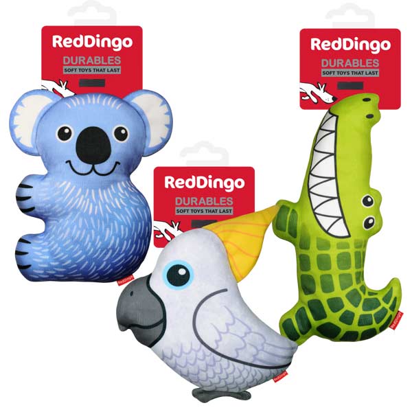Red Dingo Durables Dog Toys | D for Dog