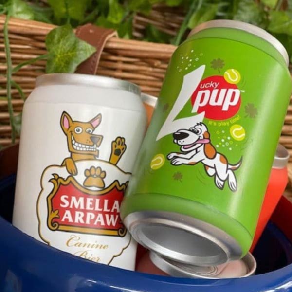 Silly Squeakers Dog Toys - Cans of Pop / Soda