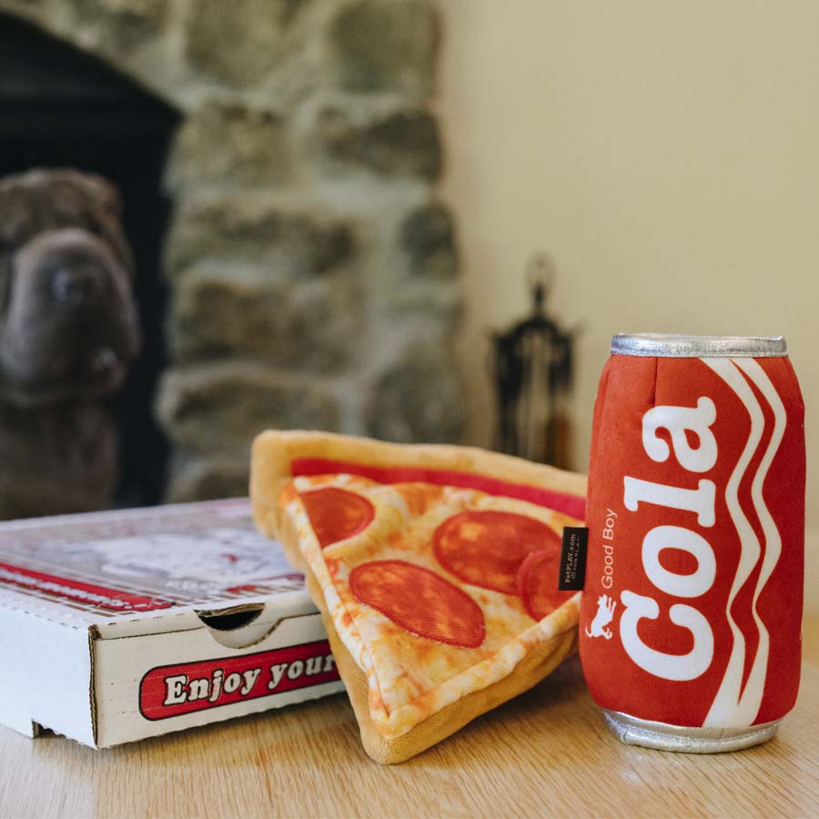 Good Boy Cola Dog Toy | Snack Attack by P.L.A.Y