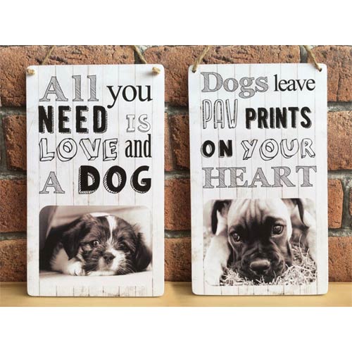 Slogan / Sayings Dog Sign with Your Dog's Photo