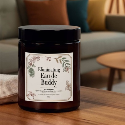 Personalised Dog Candle UK | Funny Gift for Dog Lover