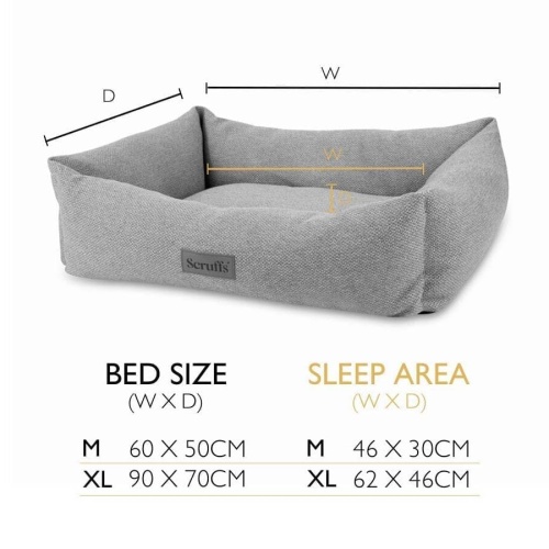 Scruffs Seattle Dog Bed | Durable Tactile Fabric
