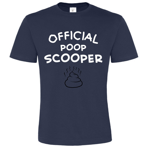 Funny Dog Slogan T-Shirt | Official Poop Scooper